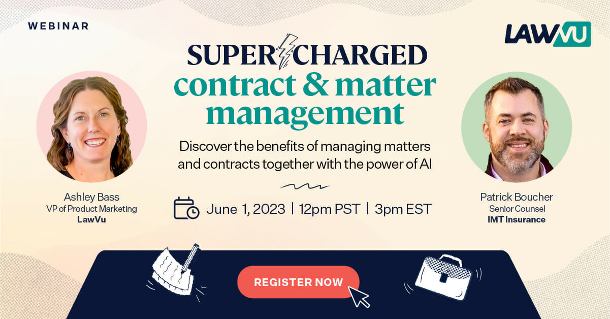 Supercharged contract & matter management - LawVu