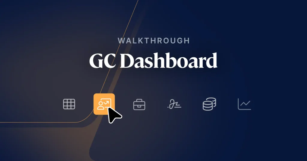Walkthrough - GC Dashboard - LawVu