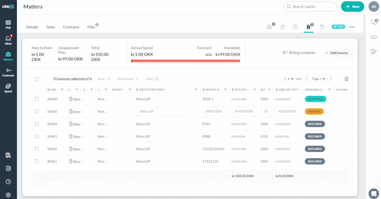 Streamline your legal operations with LawVu’s automated invoice ... Streamline your legal operations with LawVu’s automated invoice ...