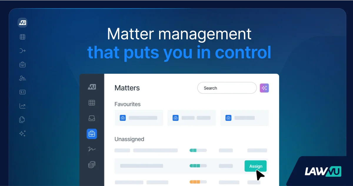Matter Management Software - In-house Legal Operations | LawVu