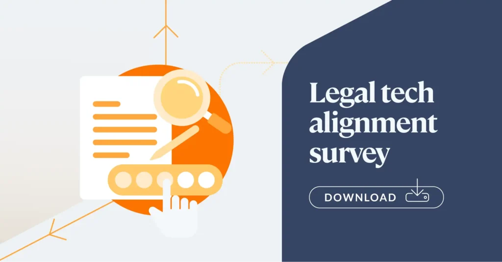 Legal tech alignment survey - LawVu
