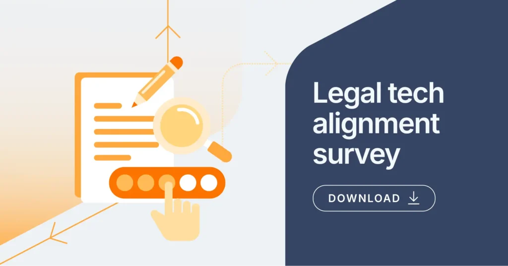 Legal tech alignment survey - LawVu