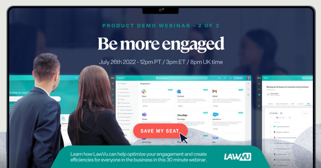 Be more engaged - LawVu
