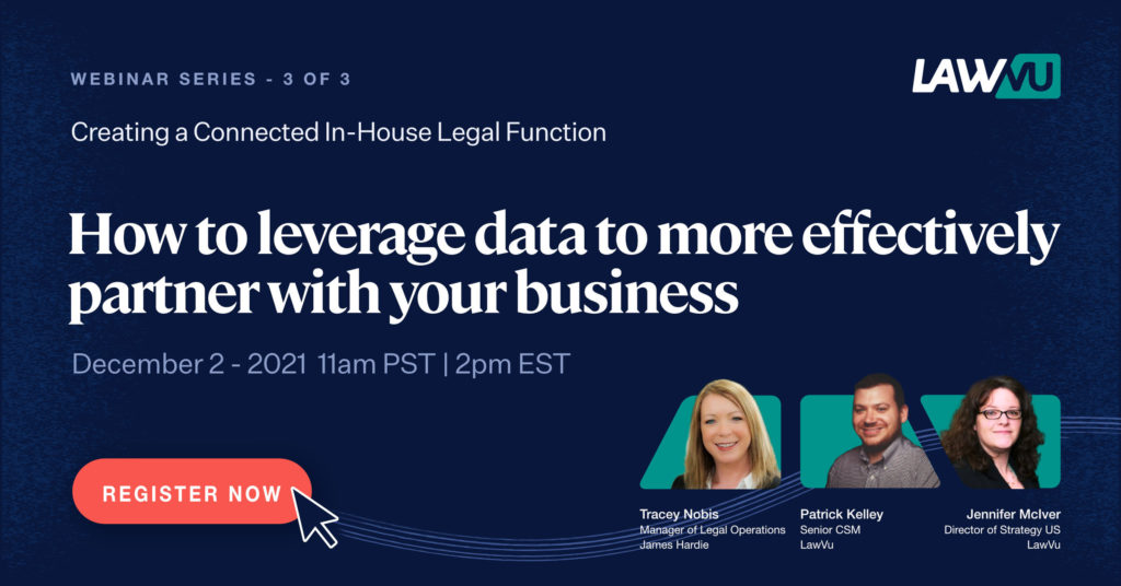 How to leverage data to more effectively partner with your business - LawVu