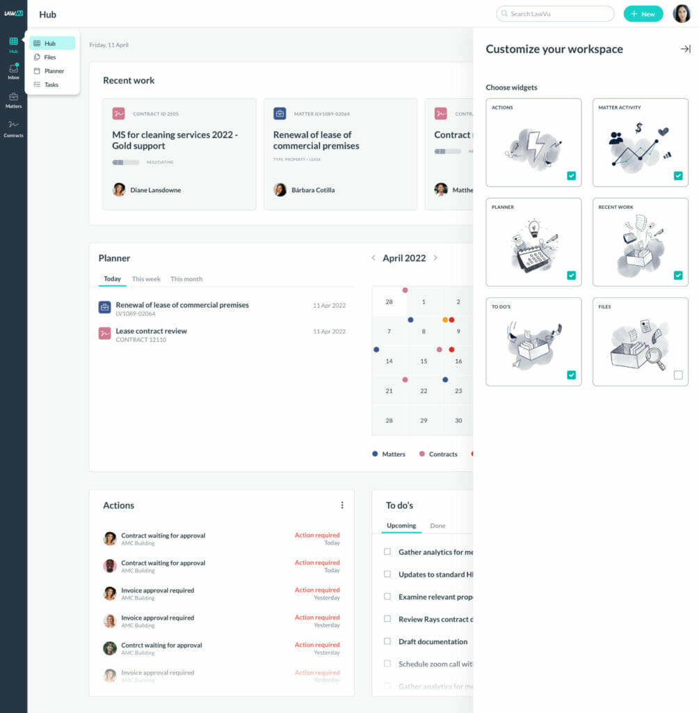 Matter Management Software - In-house Legal Operations | LawVu